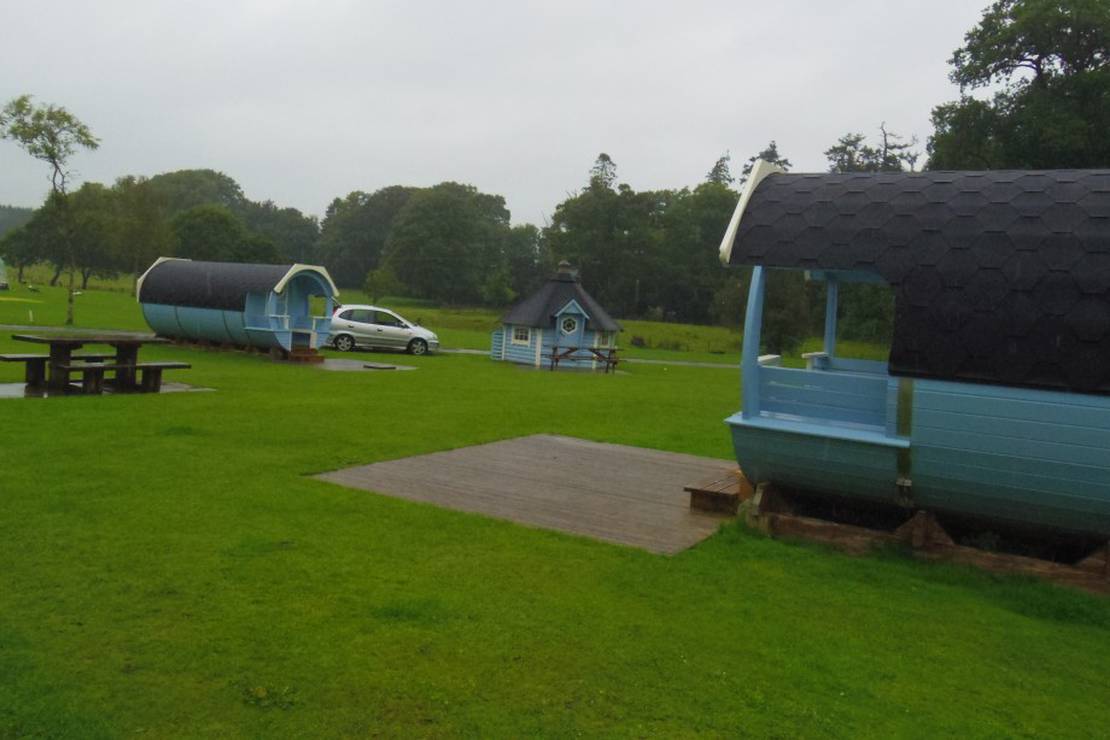 Campingplads Hoddom Castle Caravan Park i Skotland - camping.info
